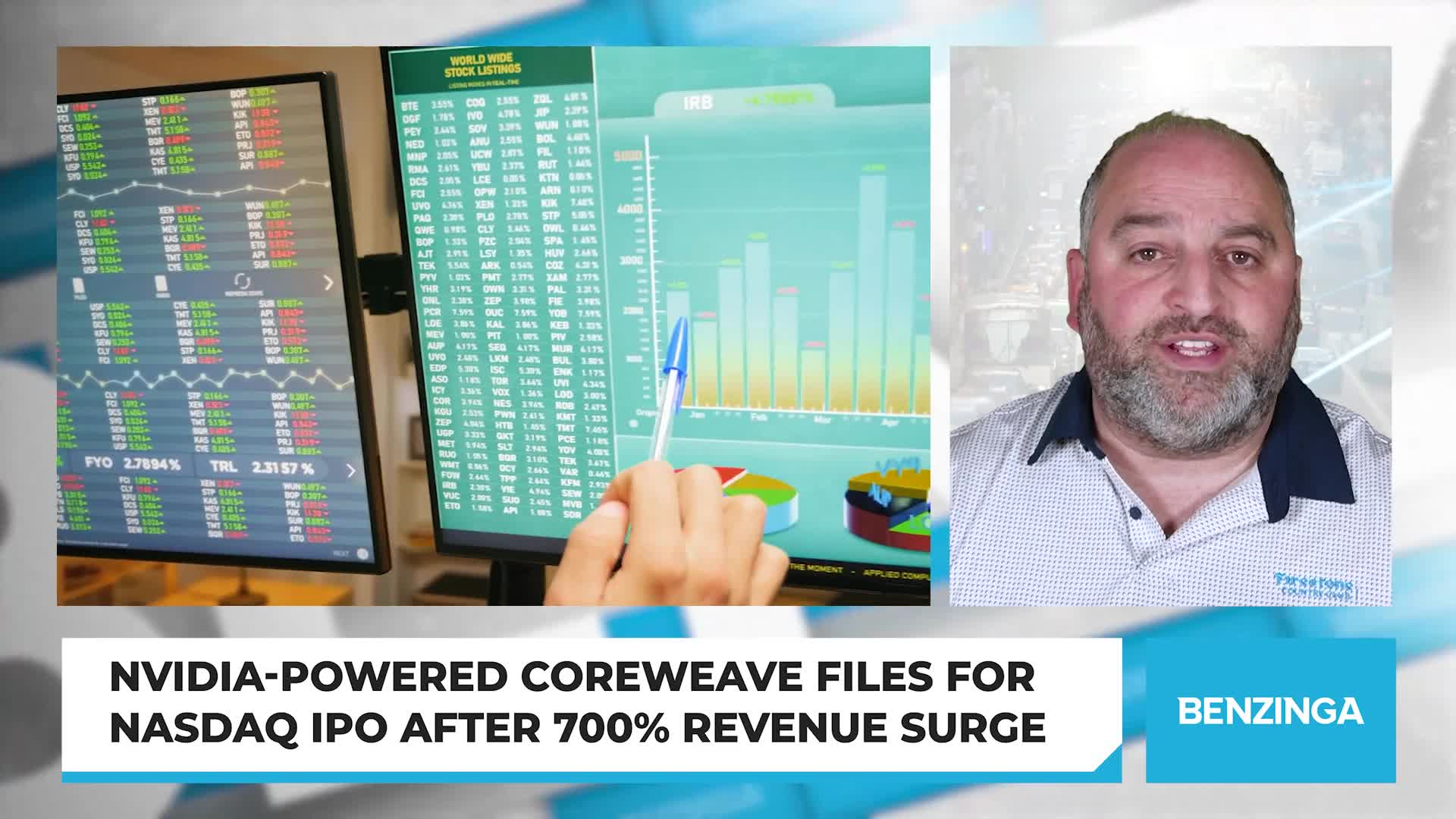 Nvidia-Powered CoreWeave Files for Nasdaq IPO After 700% Revenue Surge