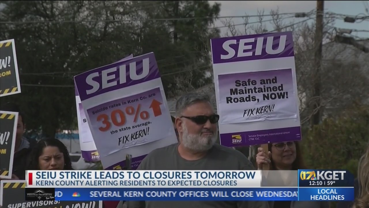 SEIU strike set to bring closures on Wednesday, March 5