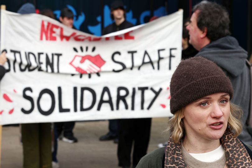 Newcastle University staff begin first day of strike action