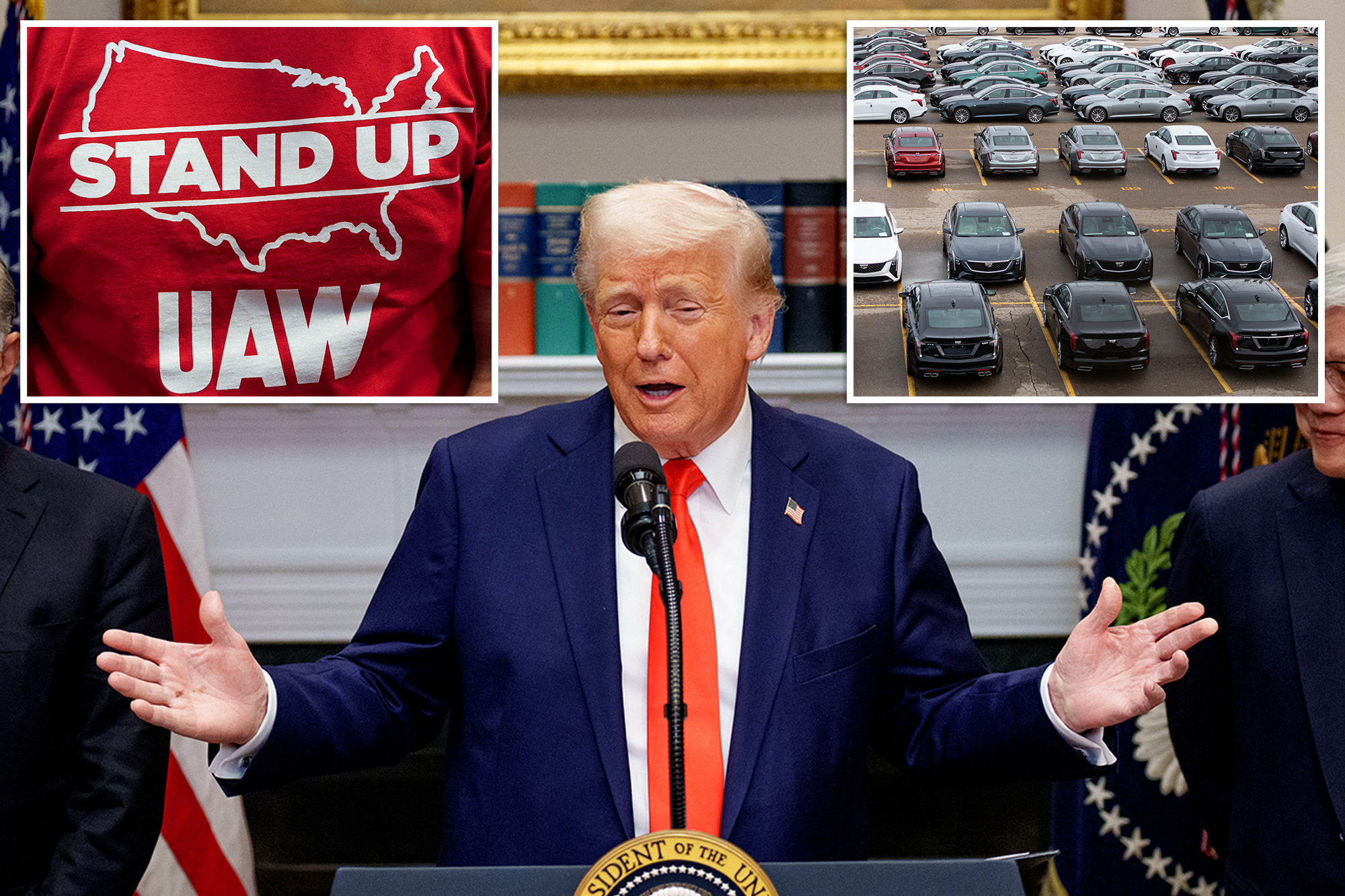 United Auto Workers union praises Trump’s tariffs on Canada and Mexico