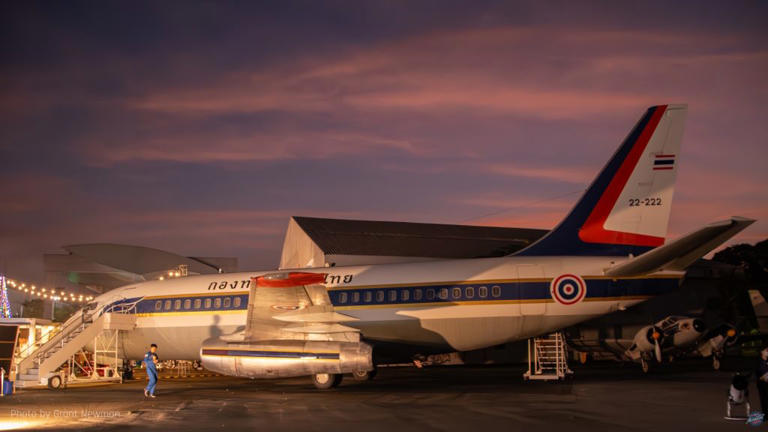 Night Show at The Royal Thai Aviation Museum