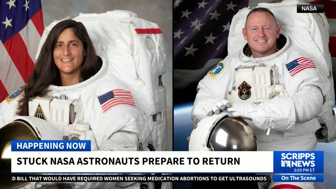 NASA astronauts stuck in space prepare for return back to earth