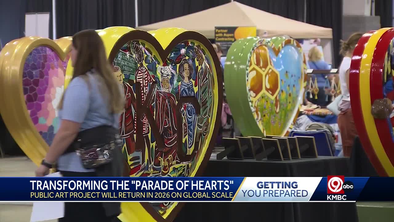 Kansas City's "Parade of Hearts" returning for 2026 with new shape, and ...
