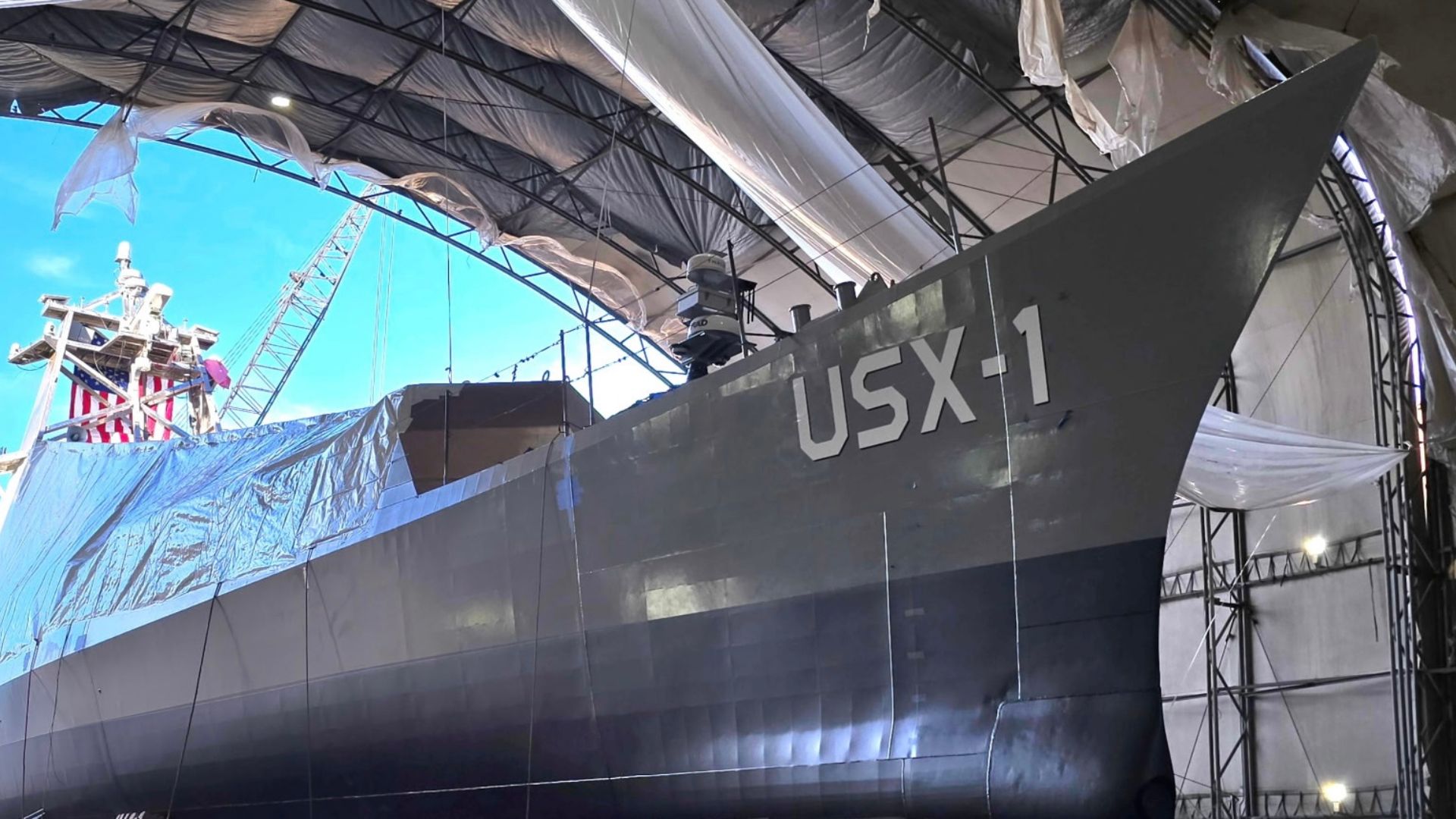 US launches world’s first 240-ton unmanned ship for autonomous naval ...