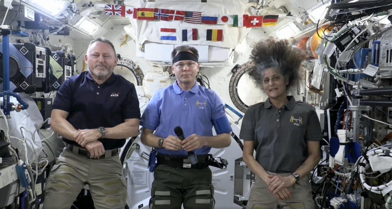 NASA Astronauts in Orbit for Months Prepare for Return Trip