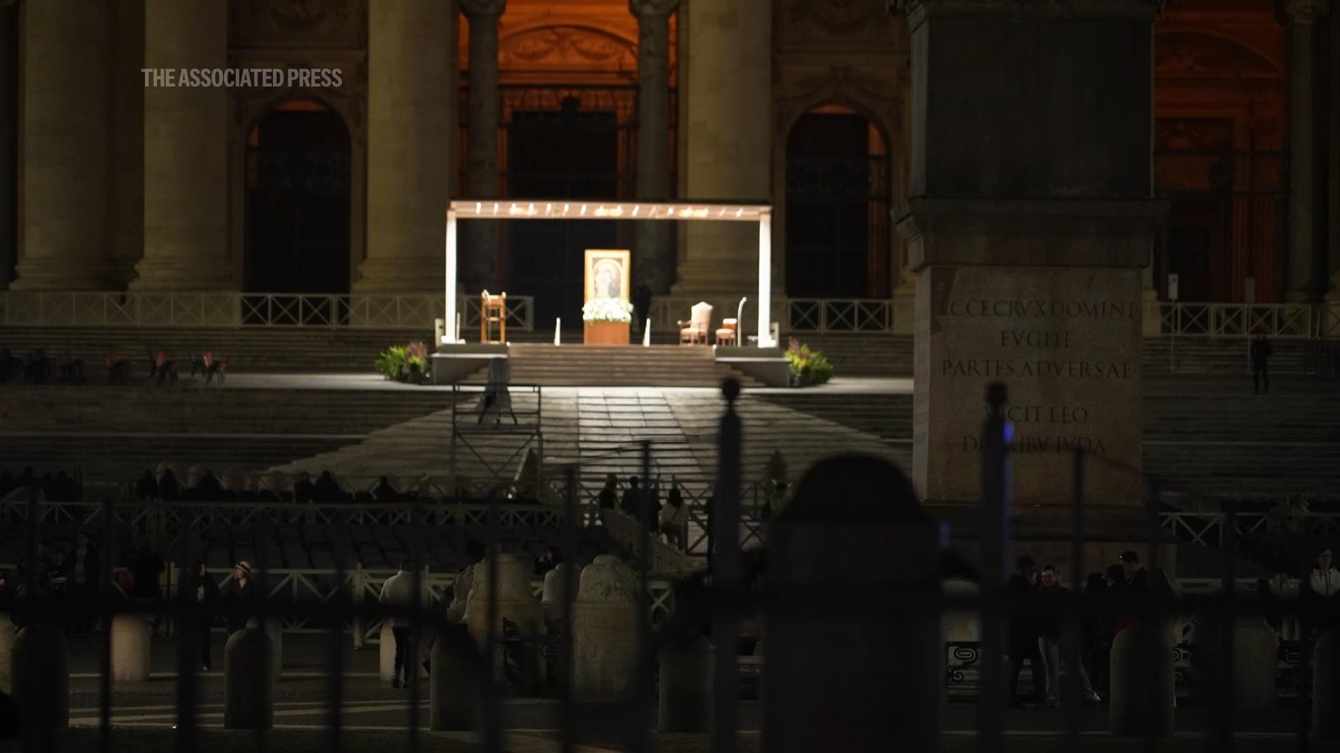 Pope stable but will sleep with ventilation mask, Vatican says | AP ...