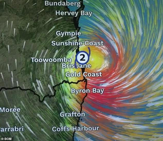 Suburbs at risk from Cyclone Alfred as it approaches Queensland's cost
