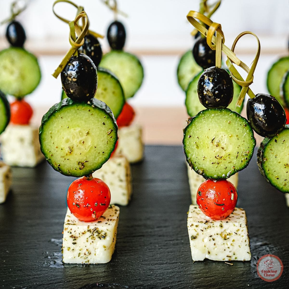 Mini Greek Salad Skewers – A Fun Twist on a Classic!