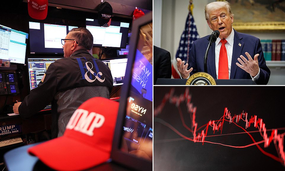 Stock market tumbles even further amid Trump's tariffs
