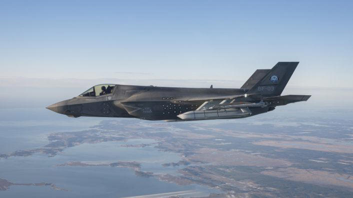 F-35B Completes First Test Flight with AGM-158C Long-Range Anti-Ship ...