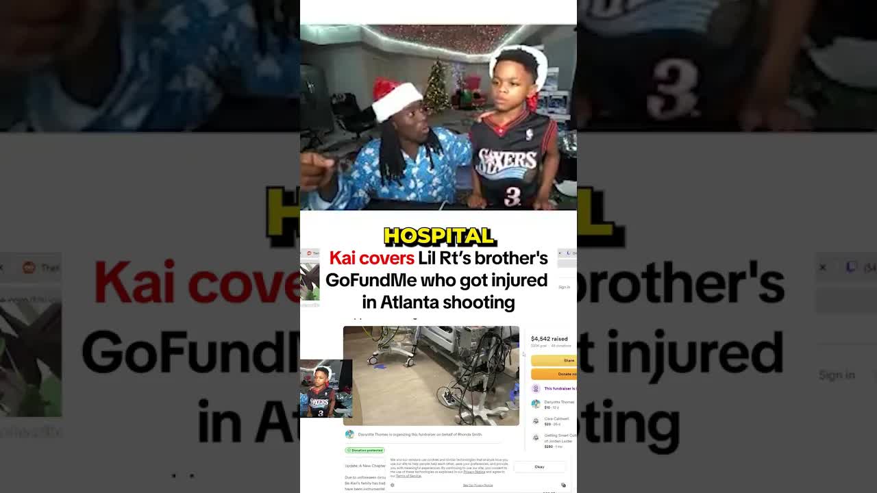 Kai Cenat Pays Lil Rt's Brother's $16,000 Hospital Bill After Atlanta ...