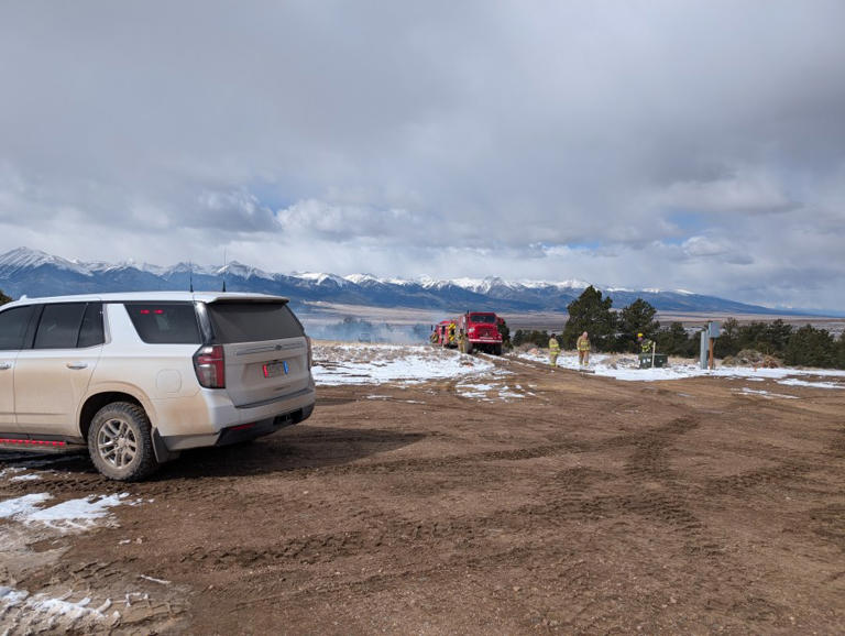 ‘Fully involved’ structure fire reported near Highway 69 in Westcliffe