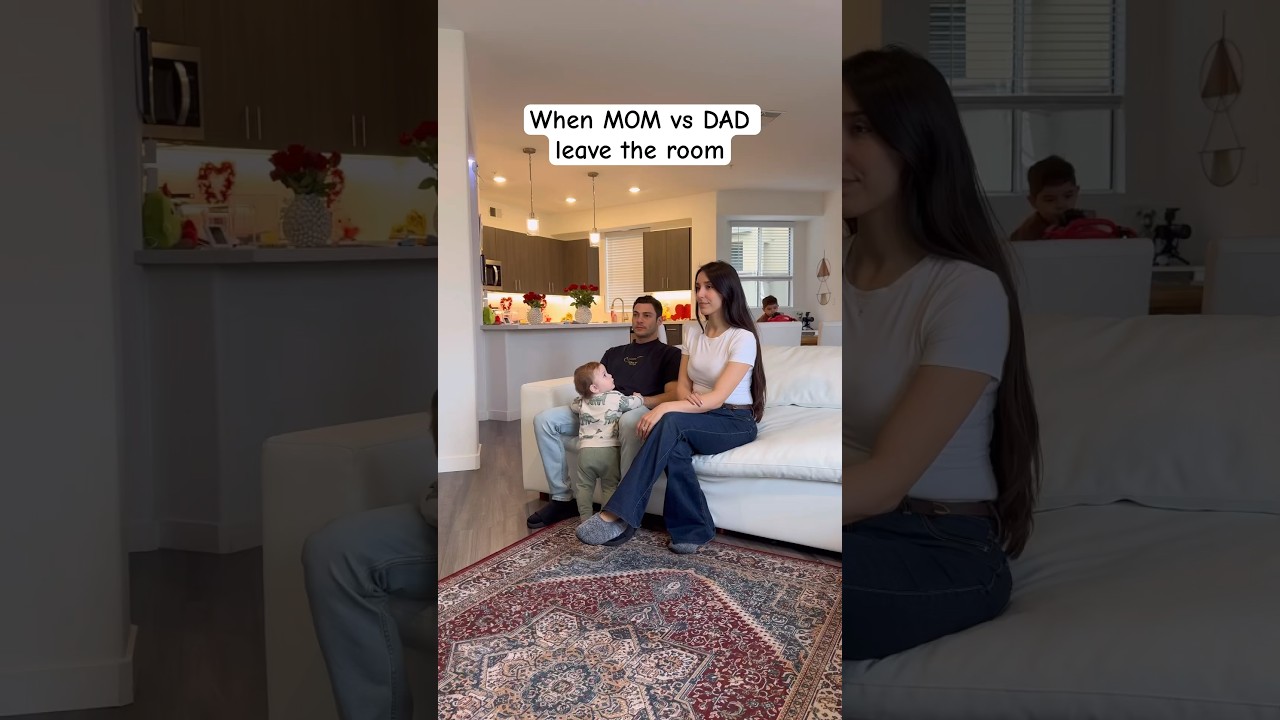 Baby Chooses Between Mom Dad And Big Brother Leaving