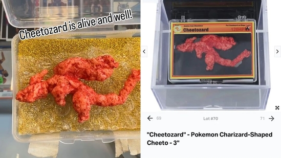 Viral ‘Cheetozard’: Pokemon-shaped cheeto sells for nearly $88K at auction
