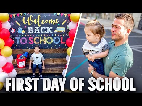 This little boy’s emotional first day of school