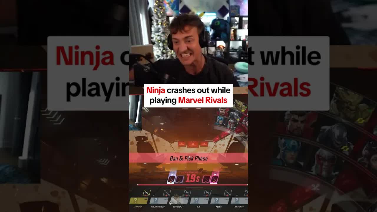 Ninja's Epic Marvel Rivals Gameplay Fail!
