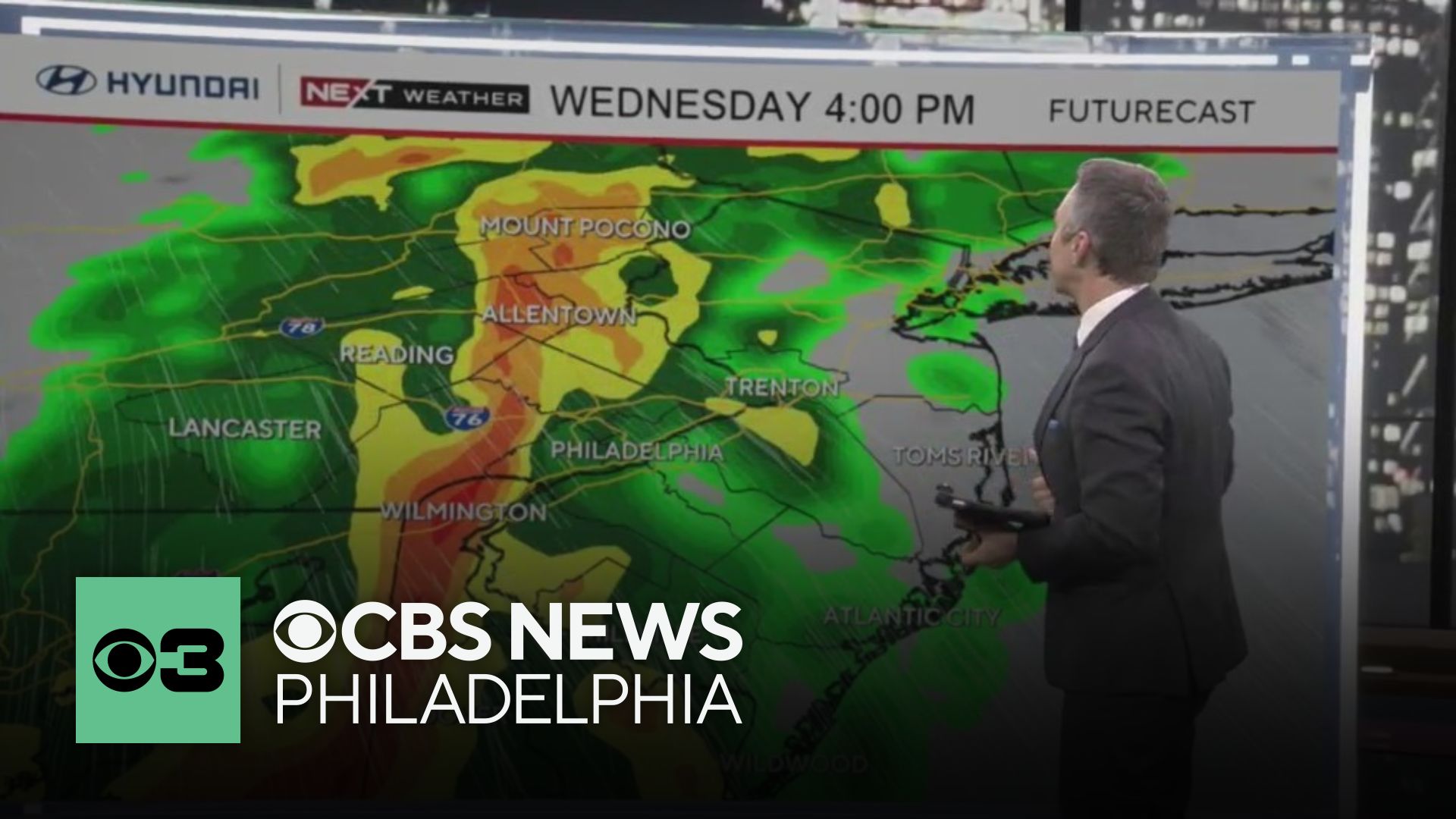 Timing Wednesday's severe weather in the Philadelphia region