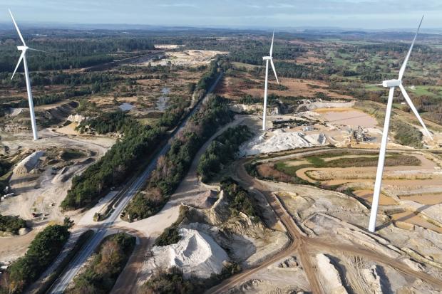 Dorset's first wind farm becomes fully operational
