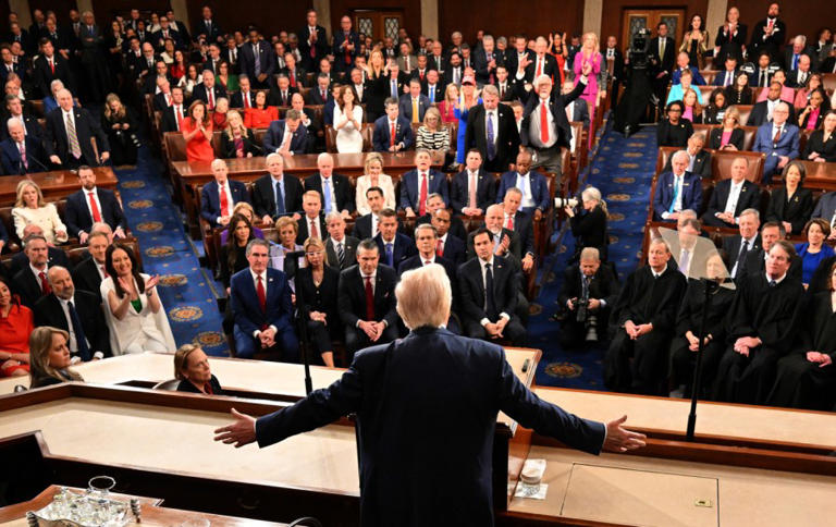 Photos: Trump’s joint address to Congress