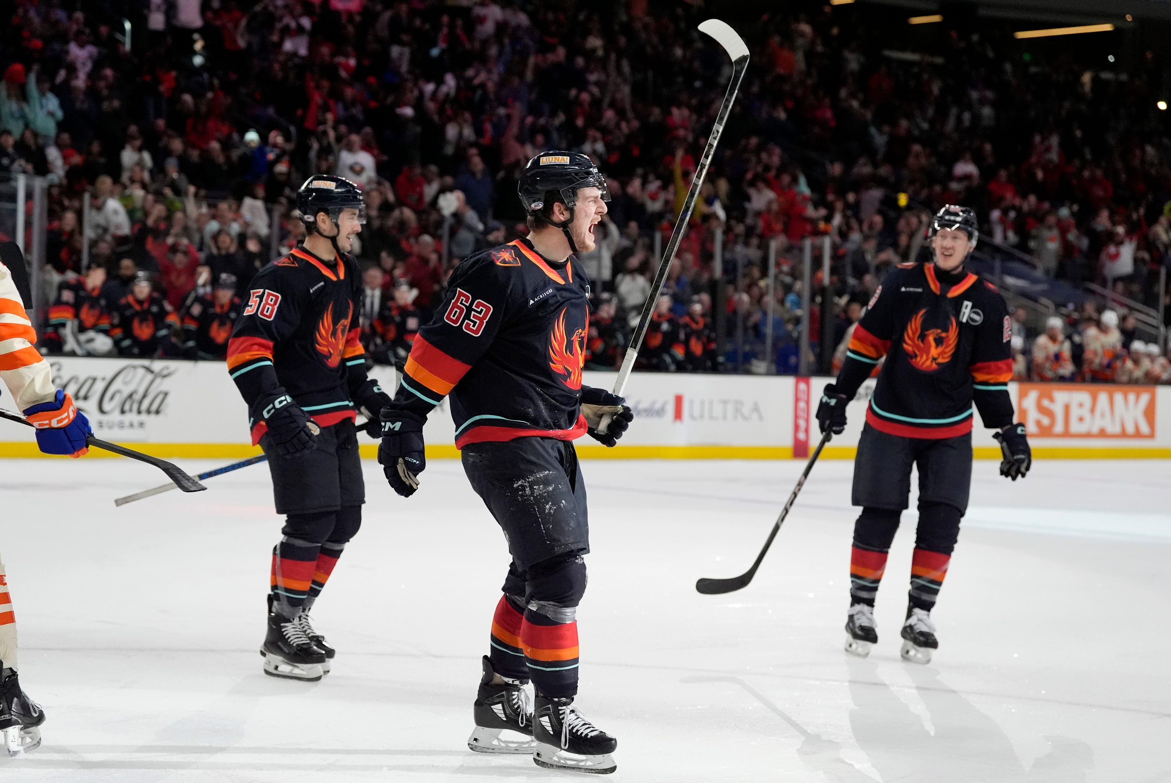 Firebirds move into first place in division after first-period ...