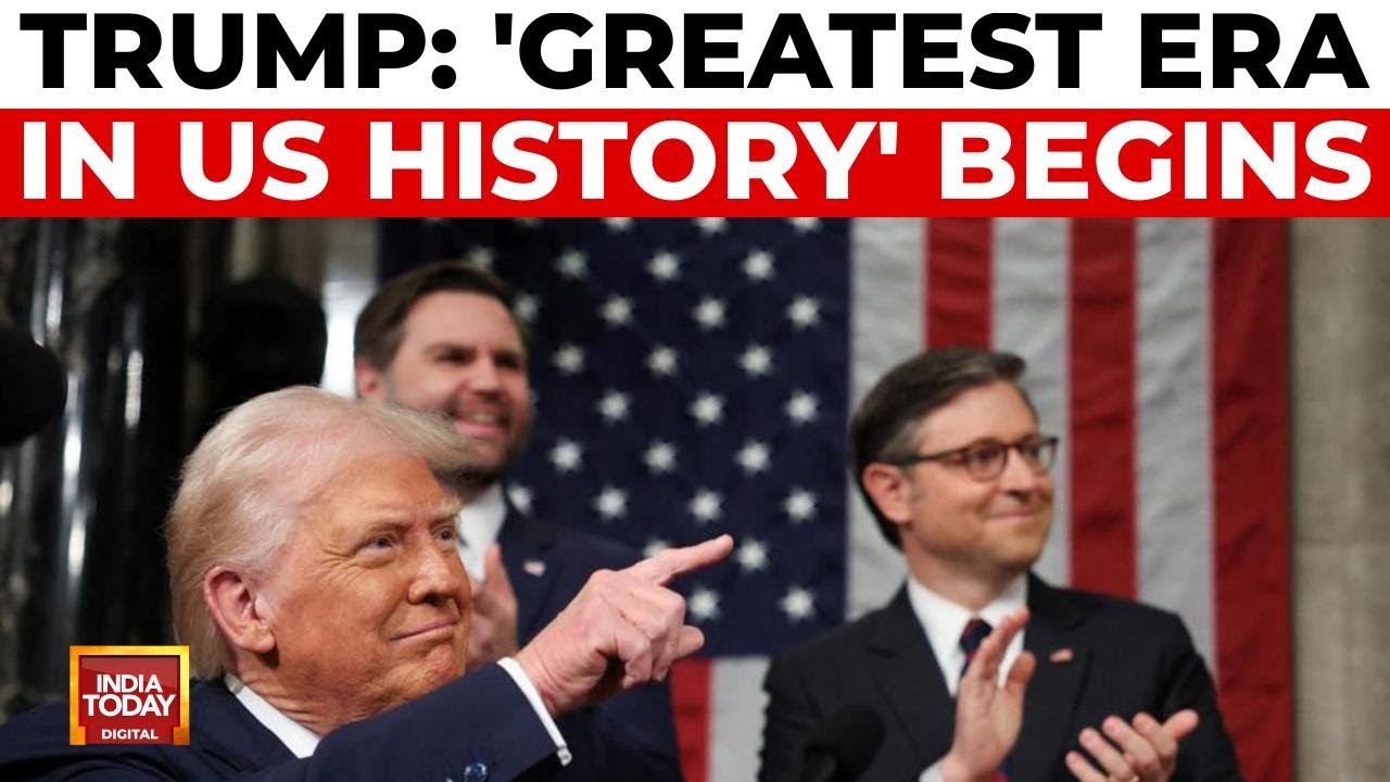 US President Trump announces America's golden age with significant ...