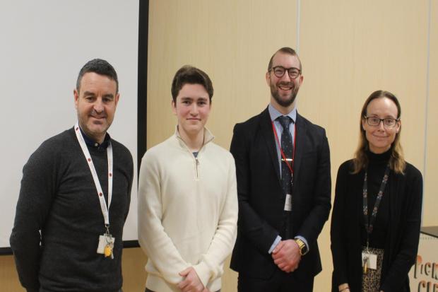 Swindon MP Will Stone visits school to discuss local issues