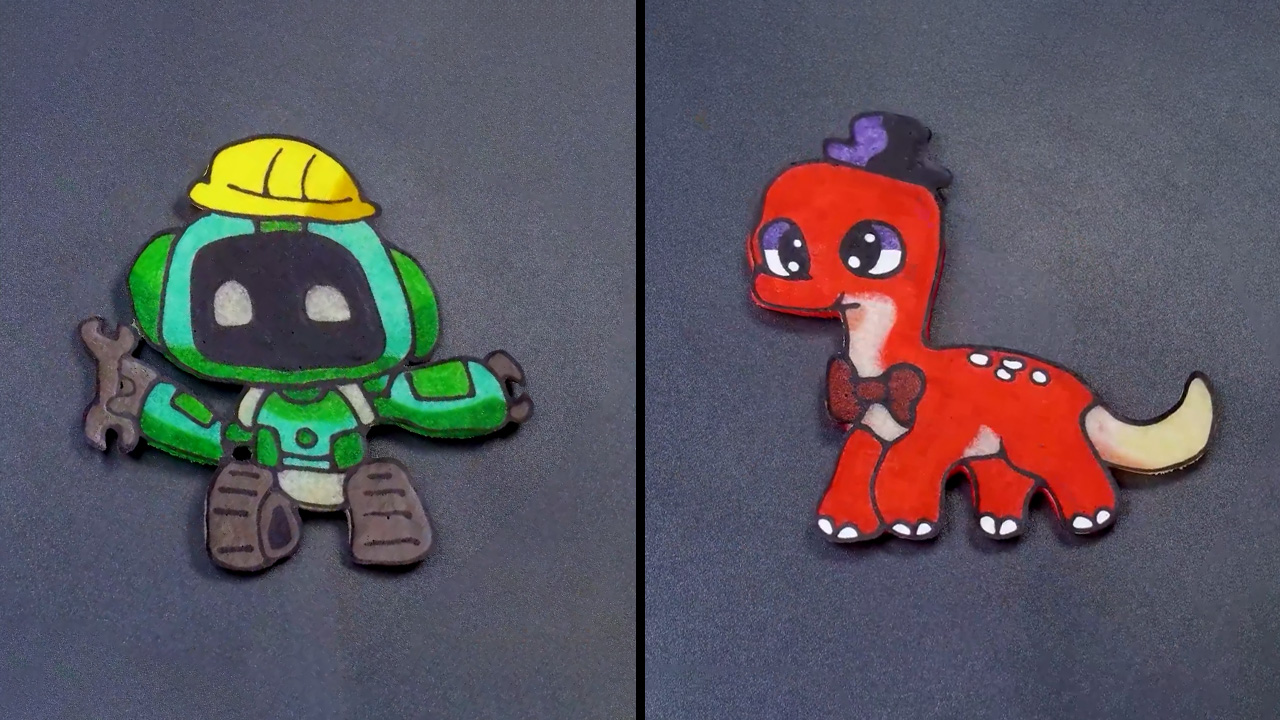 Making the Most Characters Pancake Art 🥞 – Fun & Colorful Designs