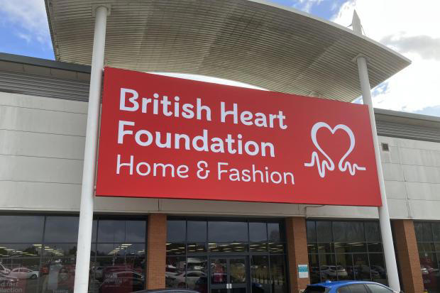 Opening of North East's largest British Heart Foundation shop