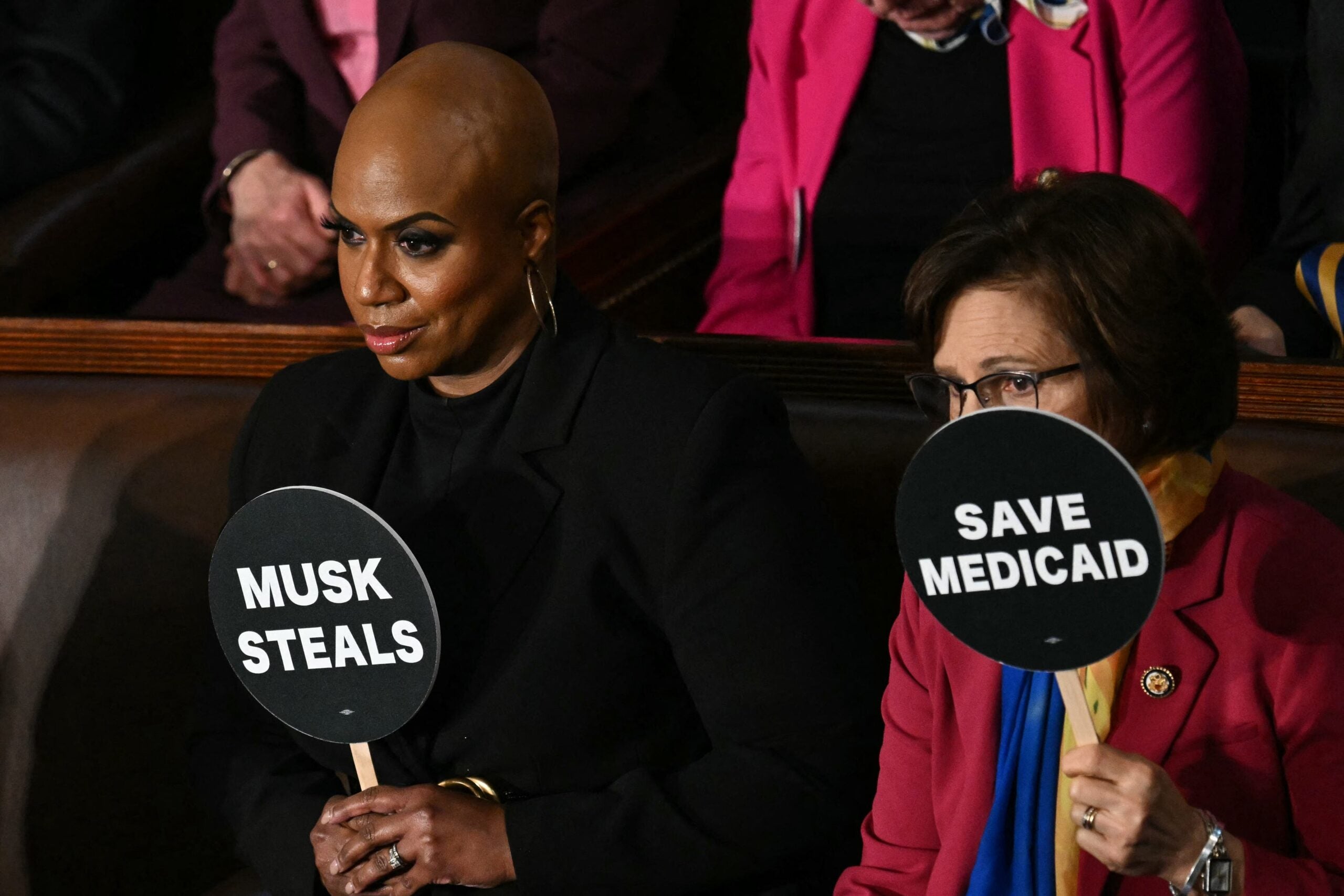 ‘I could not stand one more second’: Pressley walks out during Trump ...