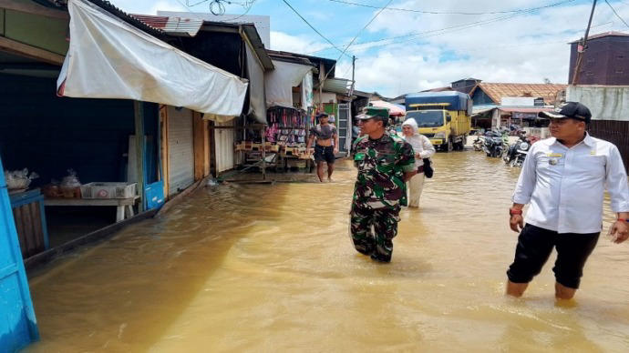 Curah Hujan Tinggi, Lima Kecamatan di Katingan Diterjang Banjir