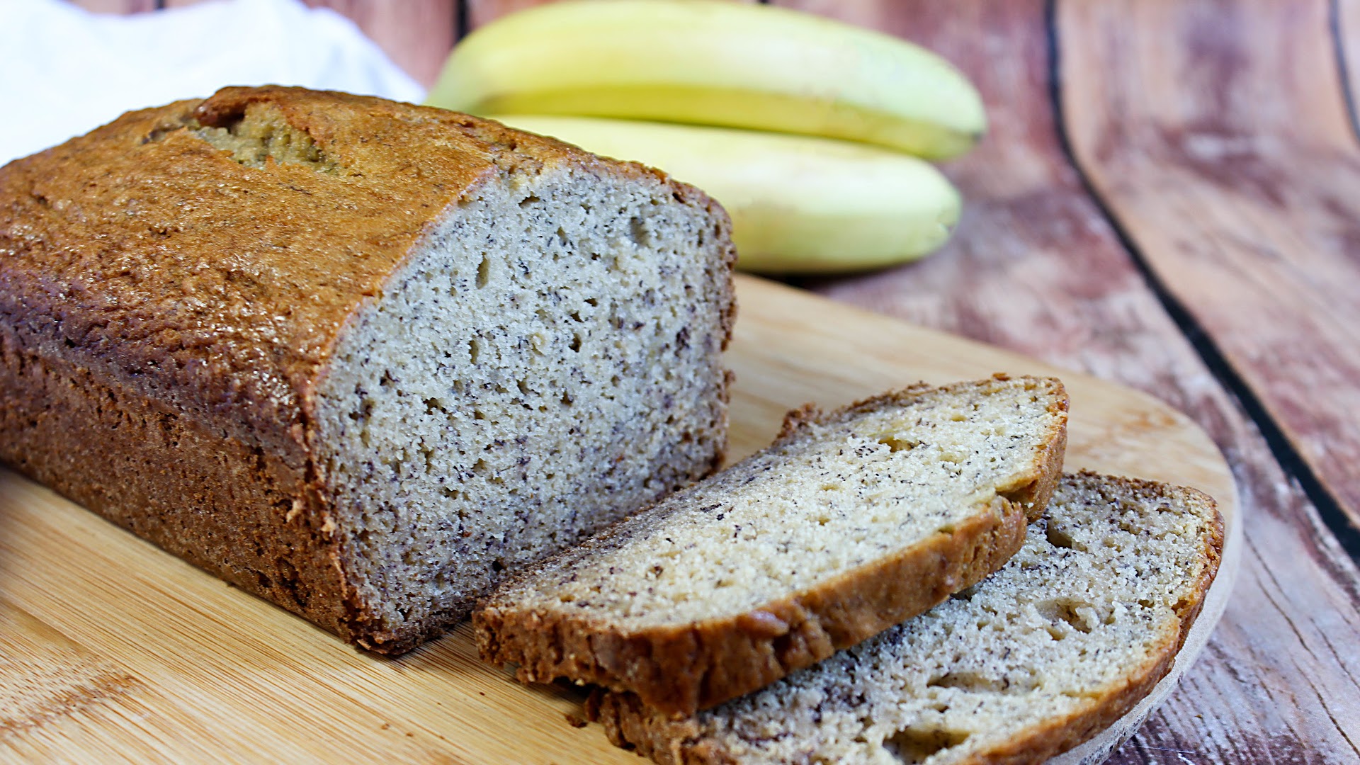 This Is A Sweet, Moist, And Delicious Banana Bread Filled With Banana ...