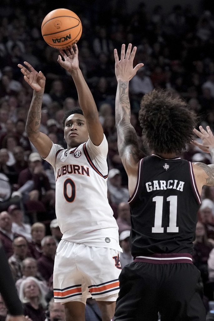Top-ranked Auburn 'physically dominated' in loss to No. 22 Texas A&M