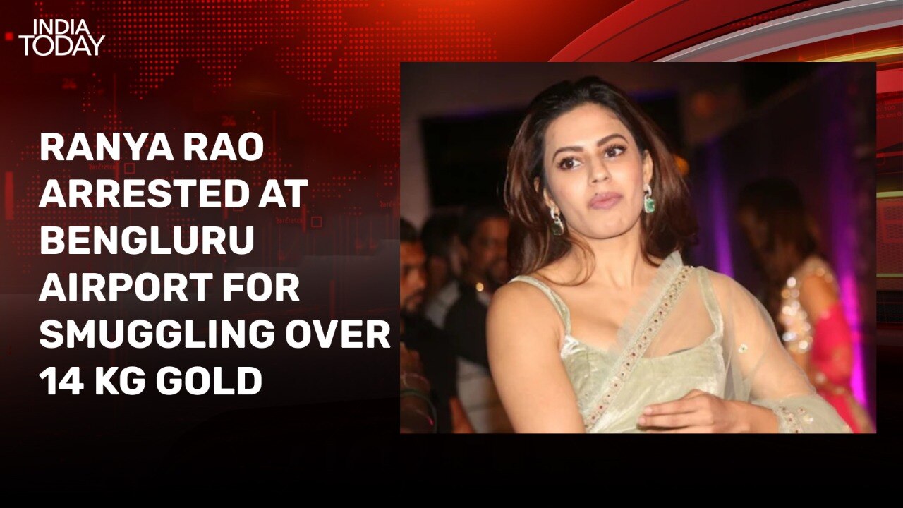 Kannada film actress Ranya Rao arrested for gold smuggling at Bengaluru ...