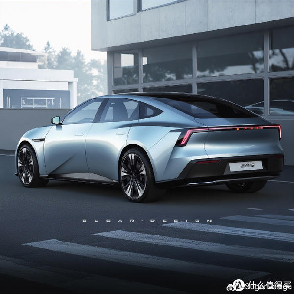 实车谍照曝光！小鹏代号 E29 的全新轿跑车的渲染图也挺帅的