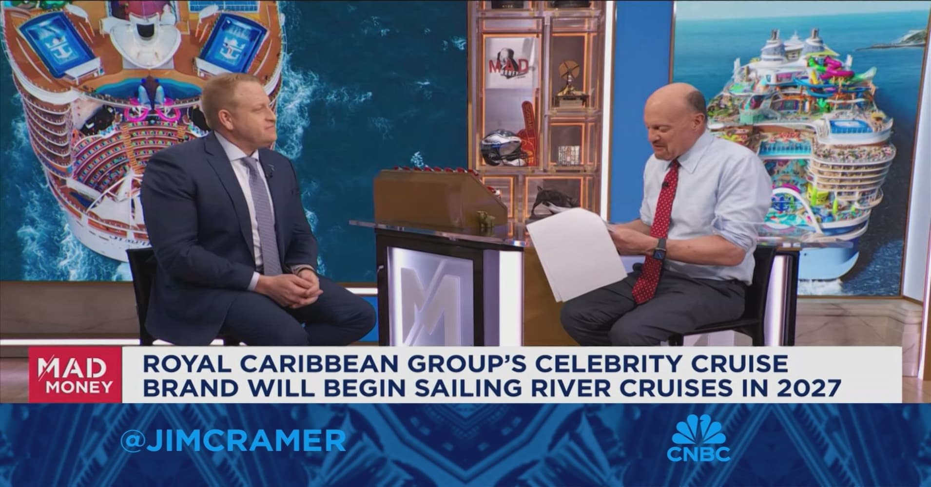 Royal Caribbean Group CEO Jason Liberty sits down with Jim Cramer