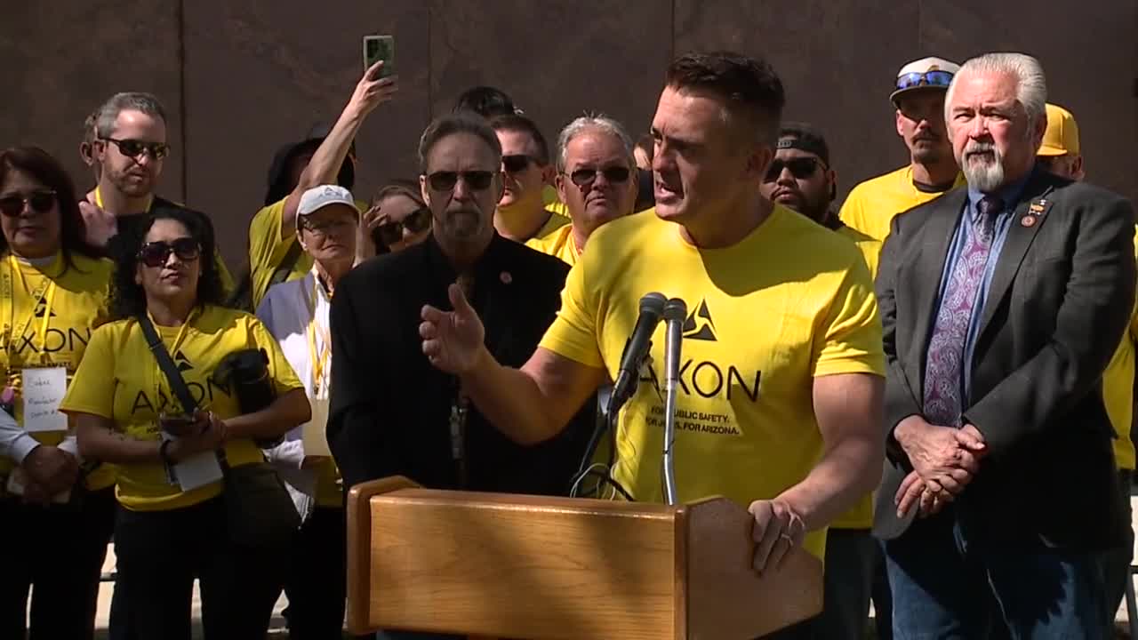 Workers hoping to keep Axon in Arizona