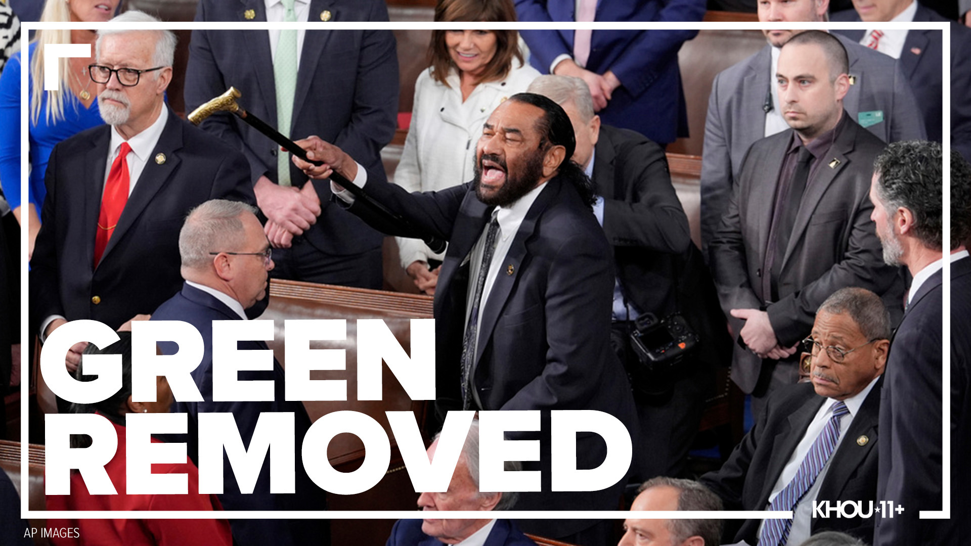 Houston Congressman Al Green removed from address to joint session of ...
