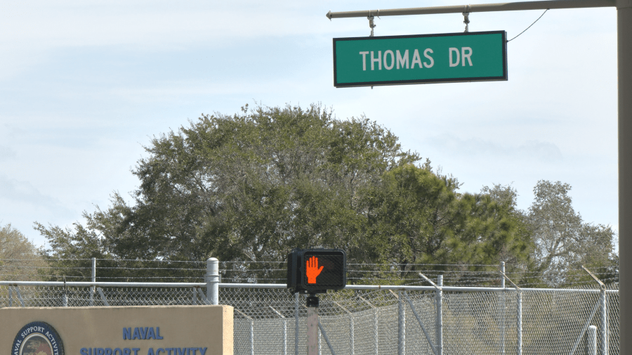 Commissioners approve of Thomas Drive to be renamed Navy Boulevard