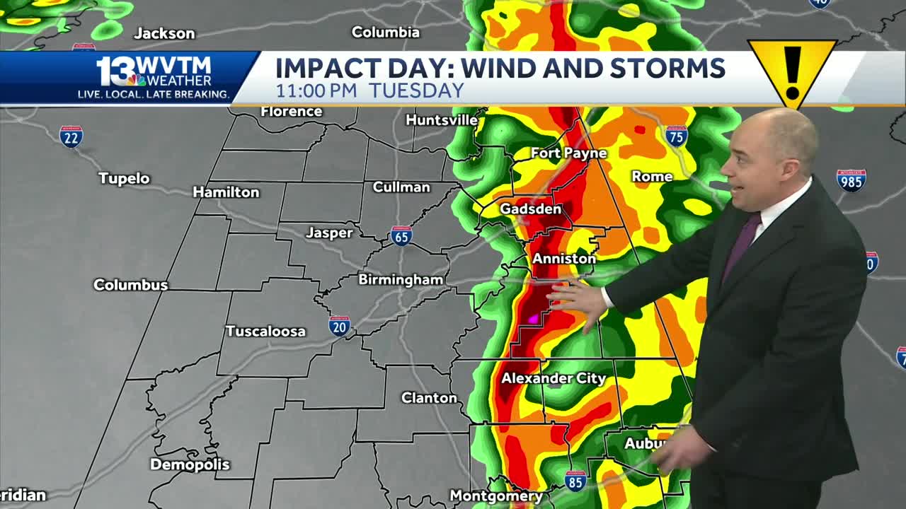 Fierce winds, tornado threat and heavy rain: Alabama's forecast brings ...