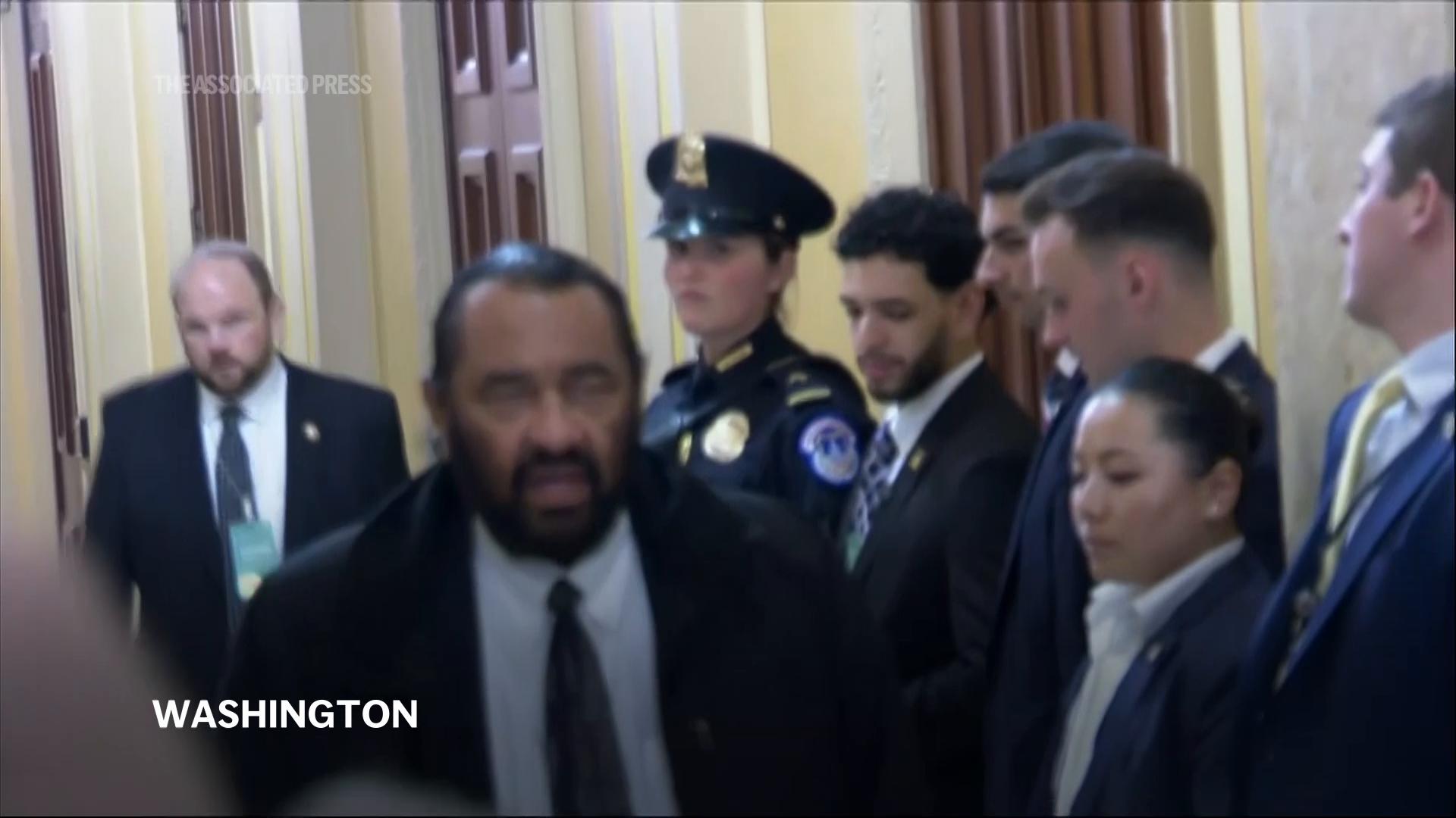 Democratic Rep. Al Green ejected from Trump address