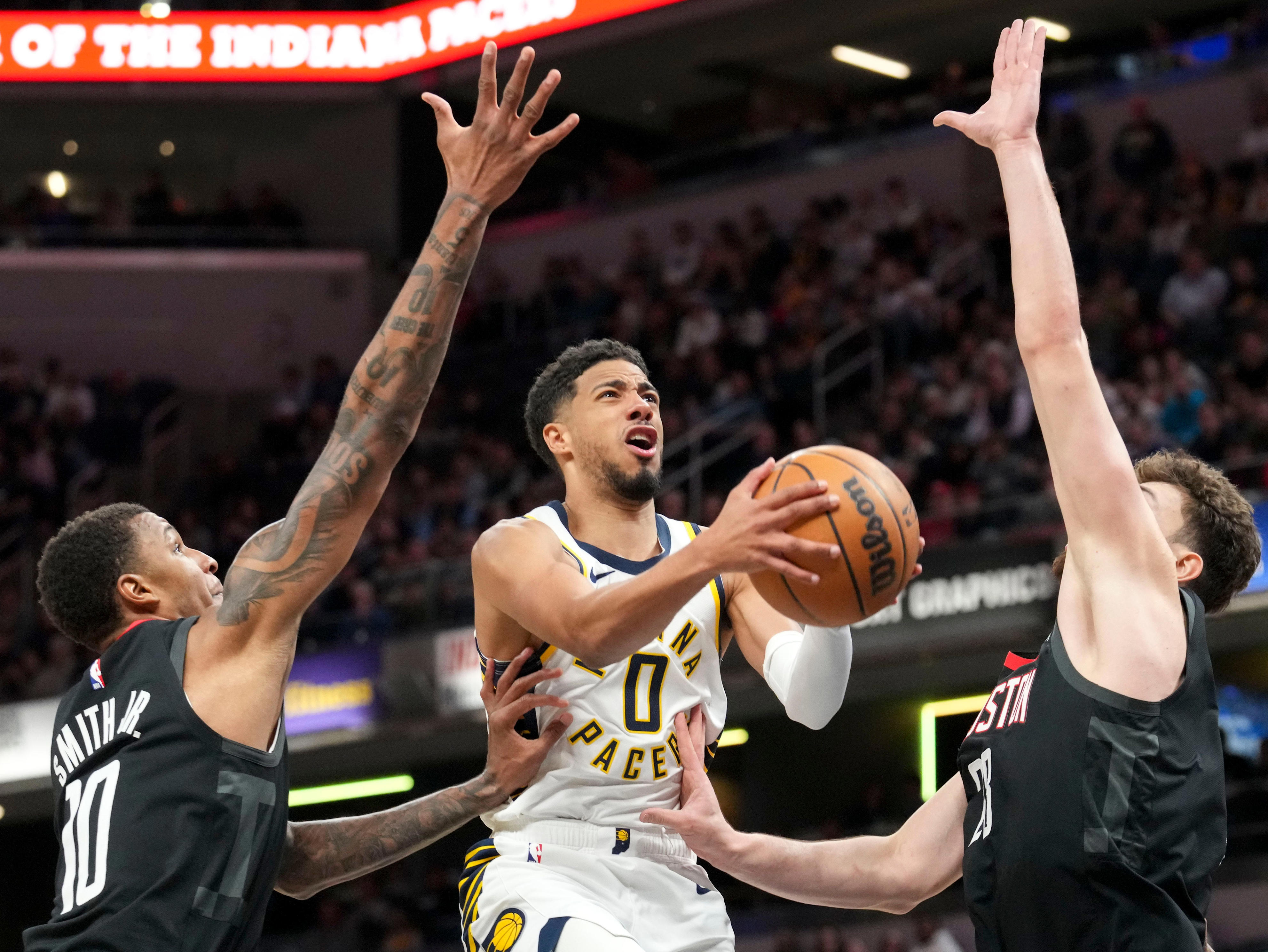 Pacers take off in fourth quarter vs. Rockets, now a season-best 10 ...