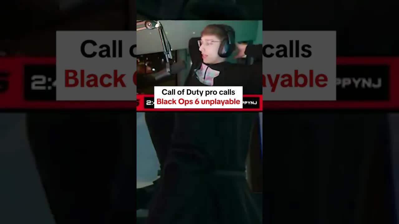 Call of Duty Pro Calls Black Ops 6 Unplayable