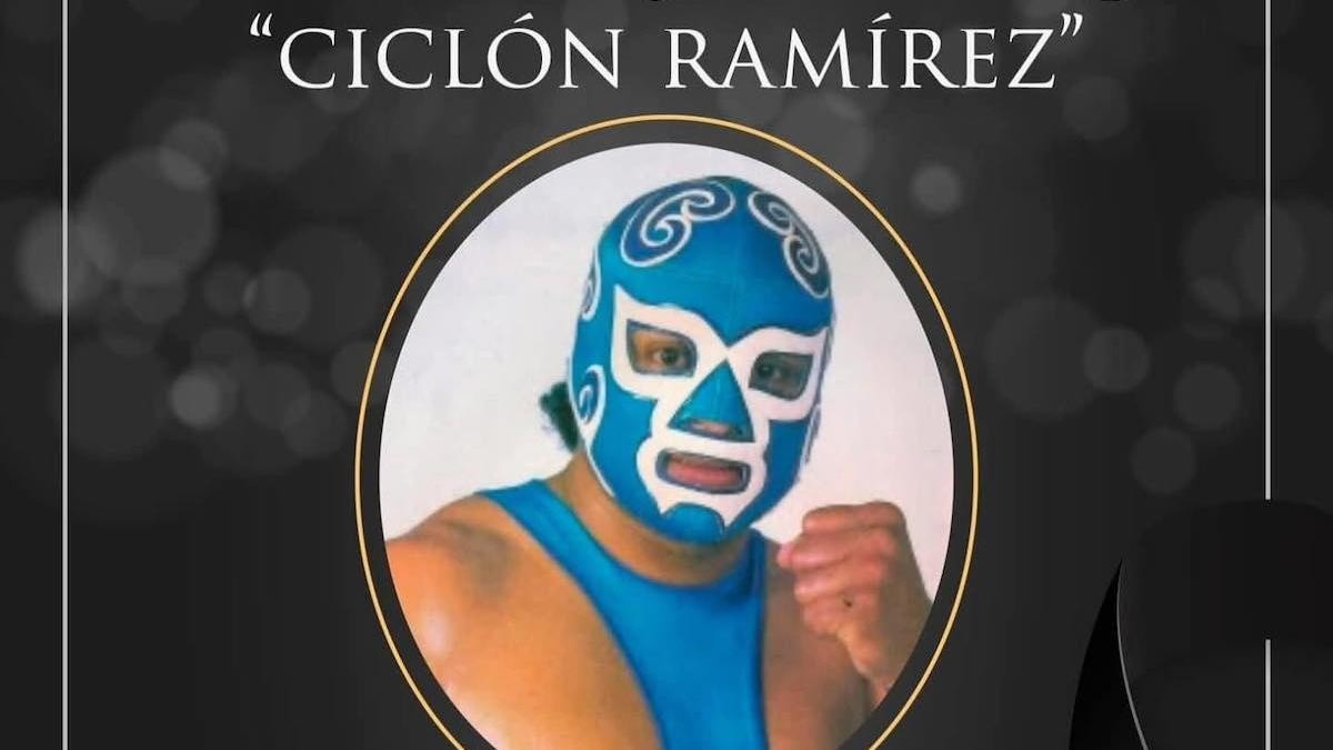 ¡Luto en la Lucha Libre Mexicana! Murió el histórico Ciclón Ramírez