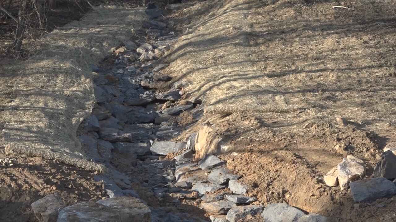 Cole Avenue Stream Channel Restoration project nears completion