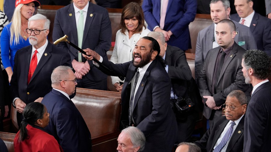 Democrat Al Green removed from House after interrupting, heckling Trump