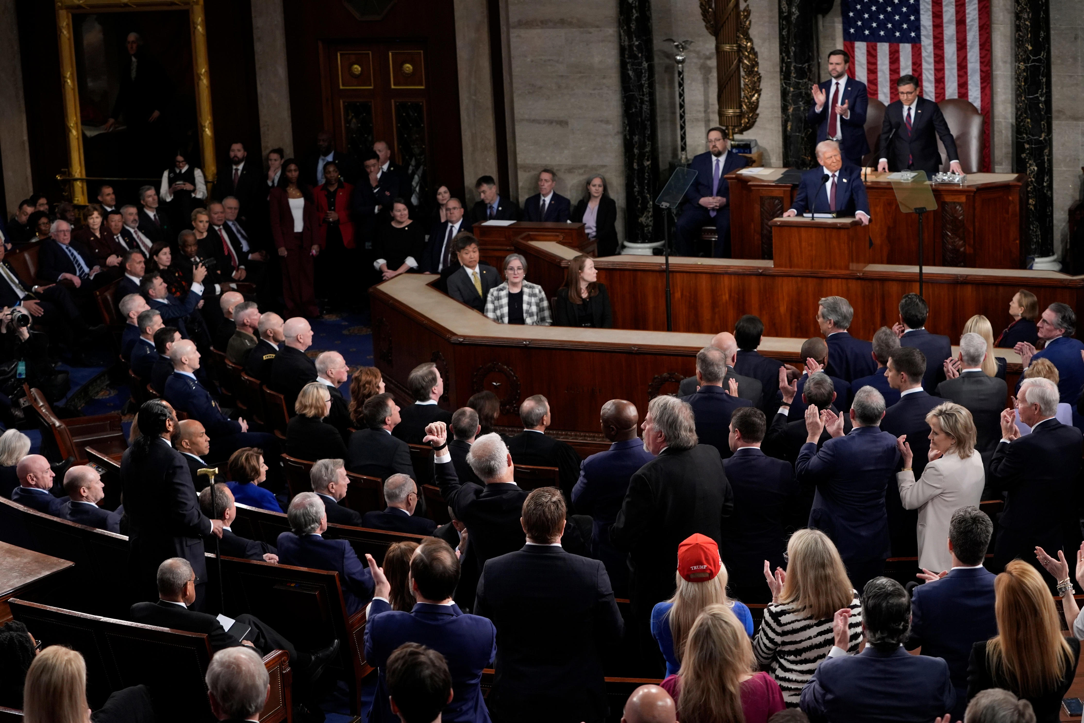Trump speech replay: President says US is 'just getting started' as he ...