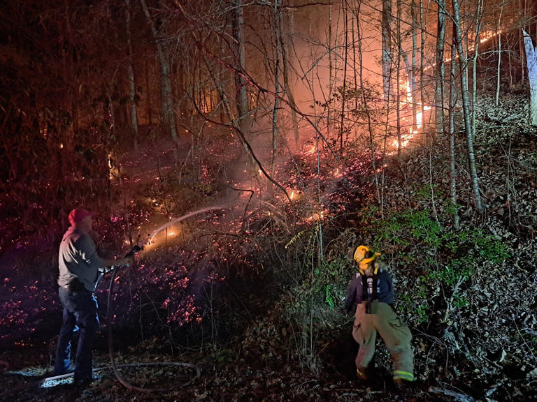 Crews battling separate fires in Blount County, fire chief says