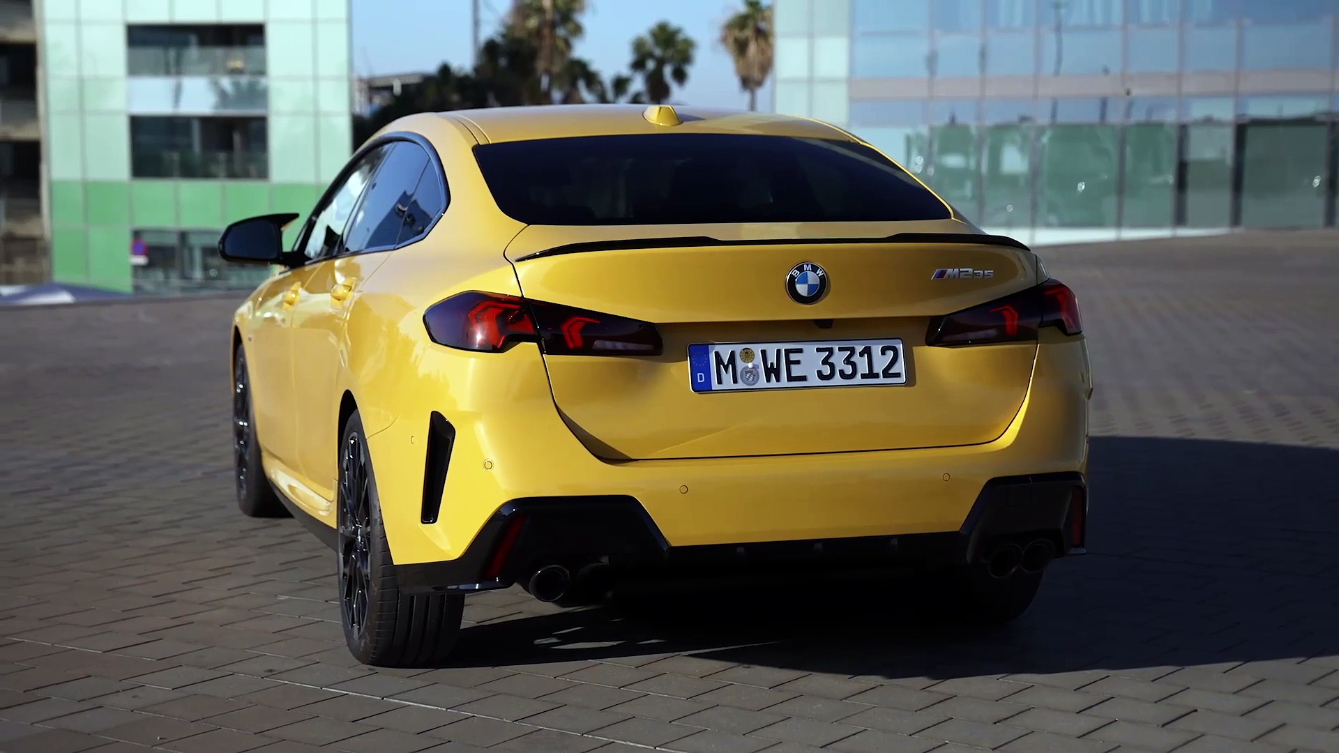The new BMW M235 xDrive Gran Coupé Design Preview in Speed Yellow