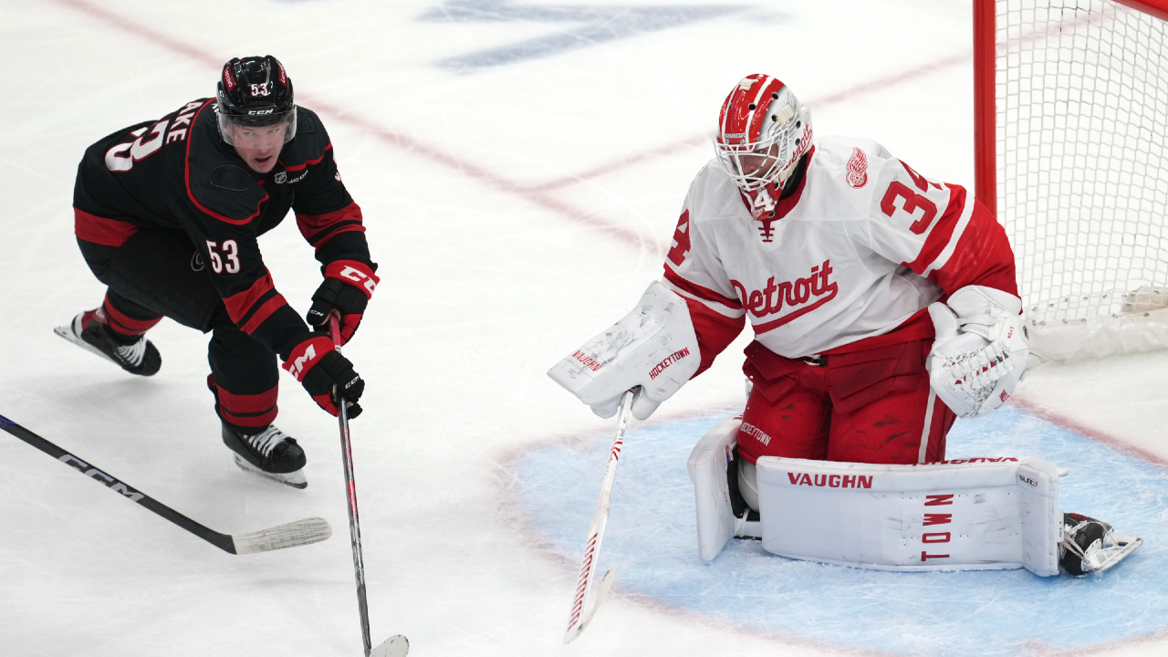 NHL Roundup: Martinook powers Hurricanes over Red Wings