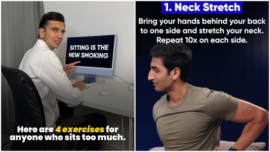 ‘Sitting is the new smoking’: Fitness expert suggests 4 exercises you ...